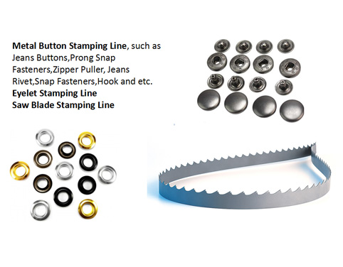 High Speed Metal Button Stamping Line